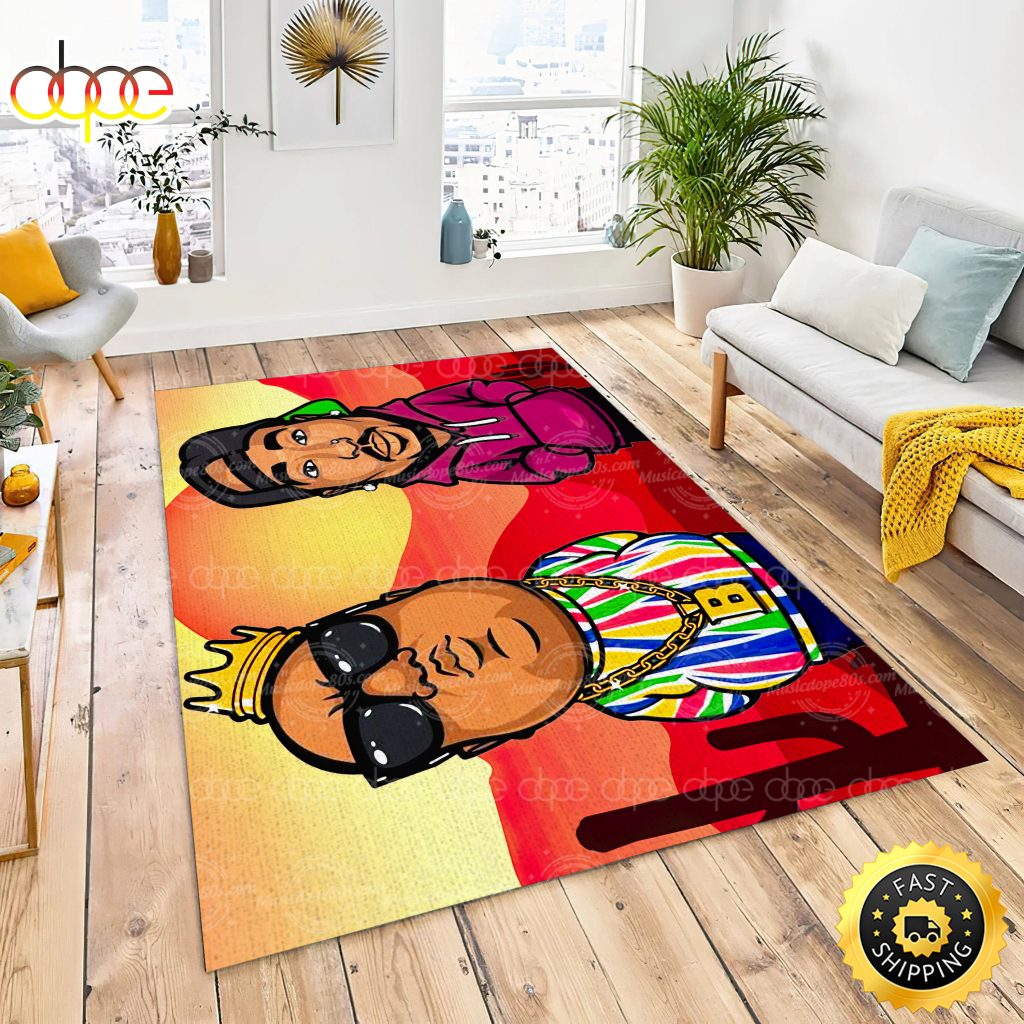 Tupac And Biggie Rivalry Rap Star Rug