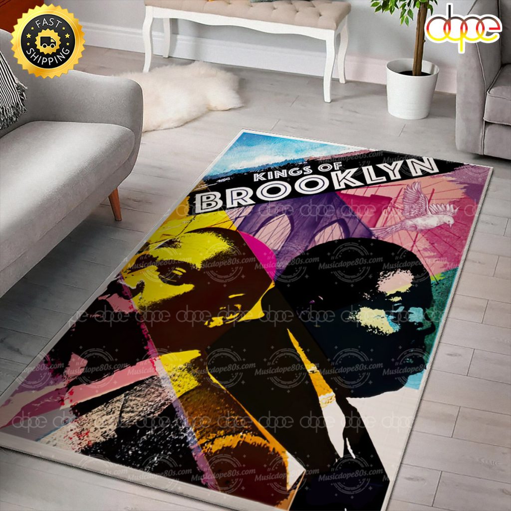 Biggie Smalls Dr.Dre Kings of Brooklyn Hip Hop Rug