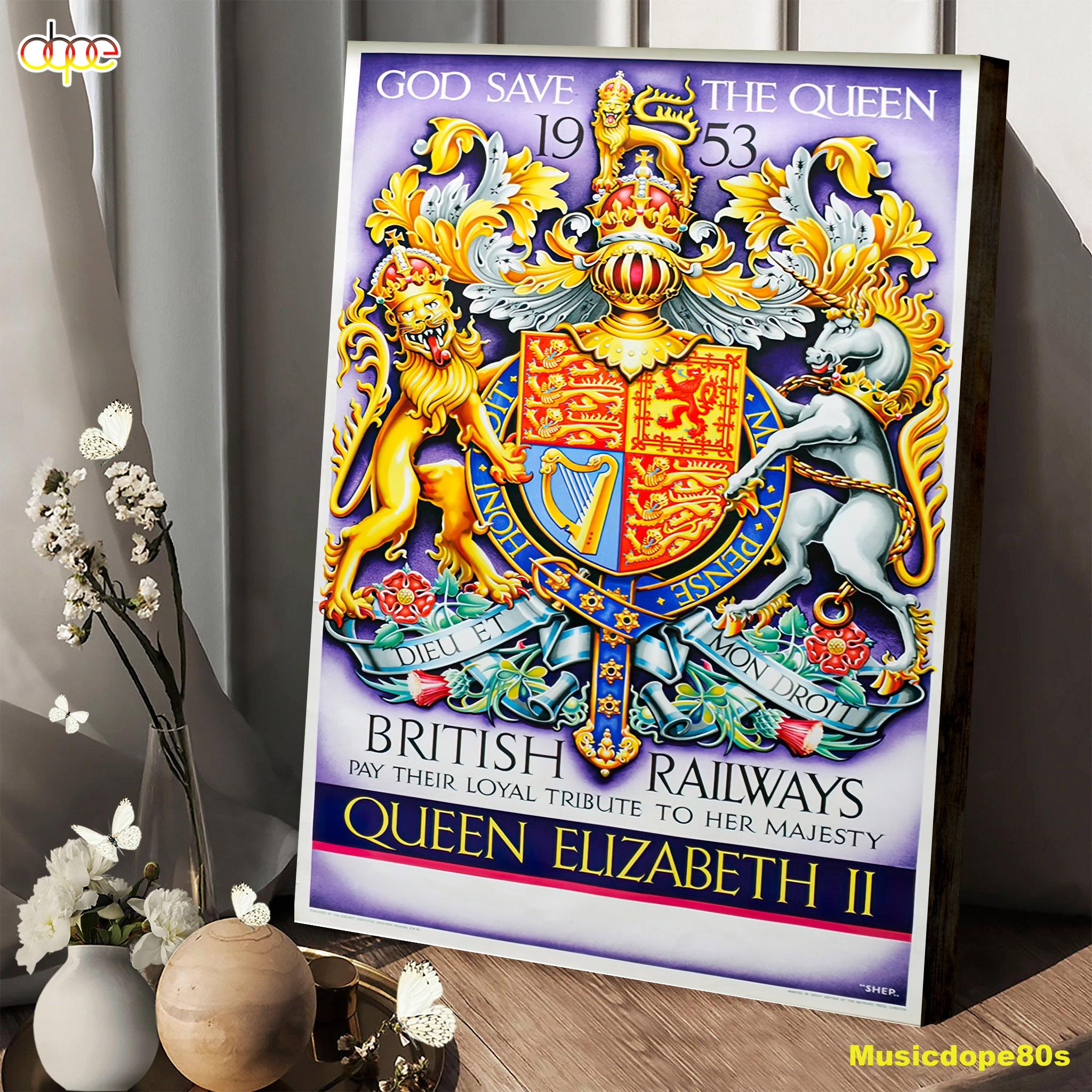 God Save The Queen 1953 Platinum Jubilee – The Queen And The Railway ...
