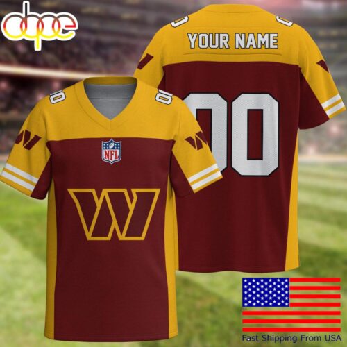 NFL Washington Commanders New Logo 2025 Custom Football Jersey For Fans