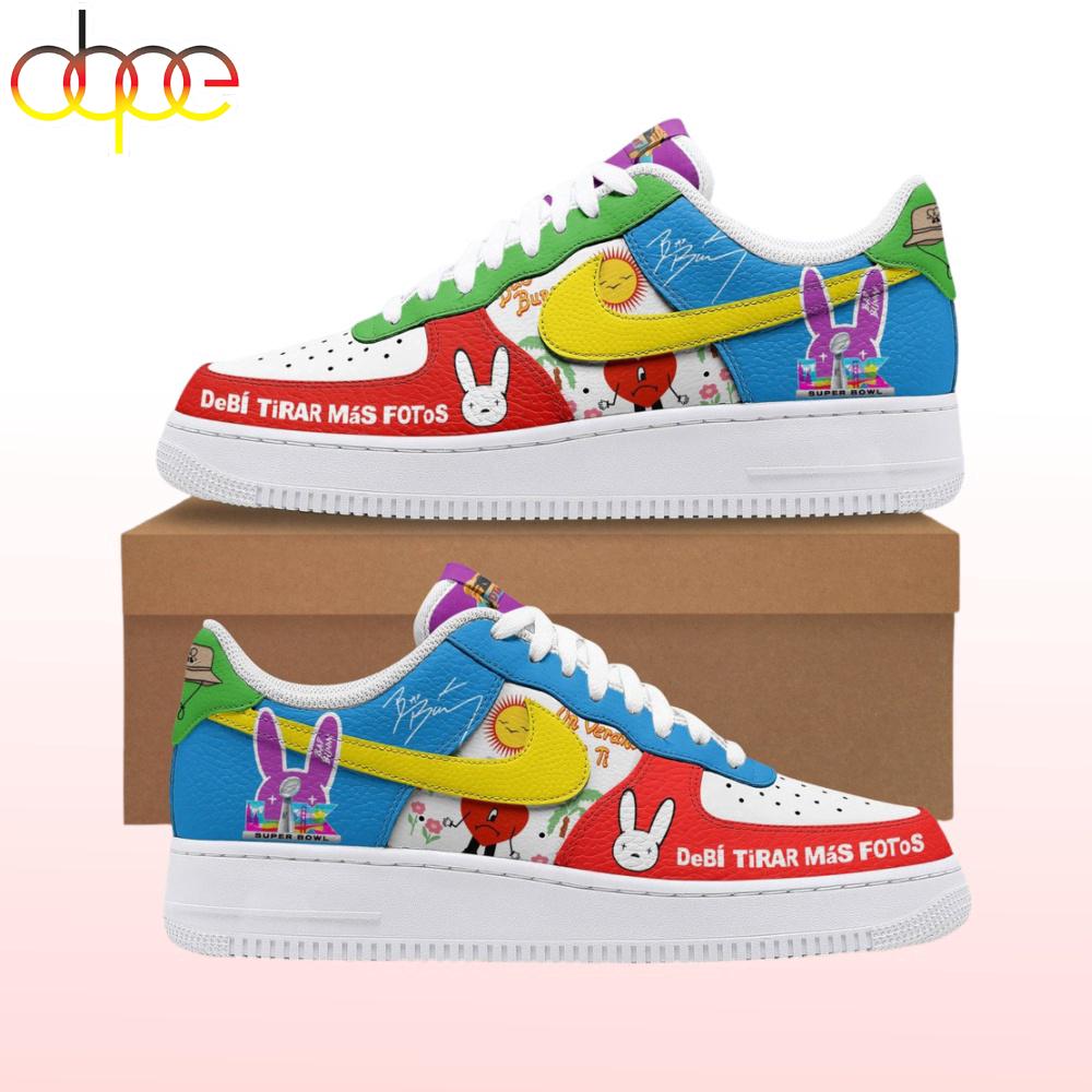 Bad Bunny Debi Tirar Mas Fotos Super Bowl LX Air Force Shoes