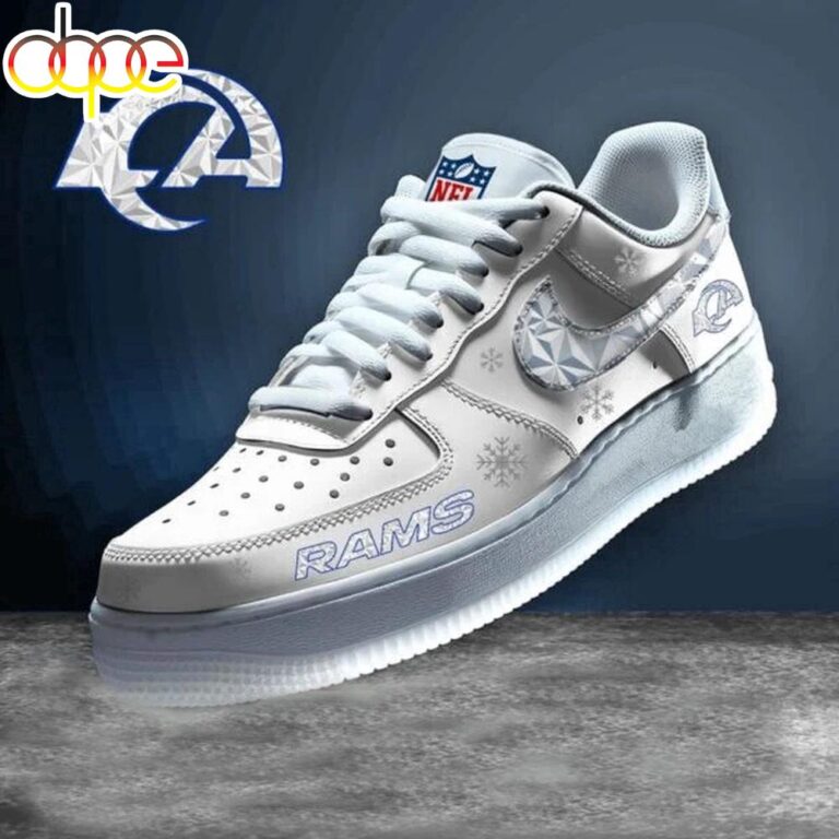 Los Angeles Rams Winter Air Force 1 Shoes Gifts For Fan