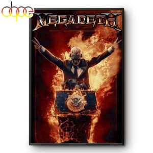 Megadeth World Tour 2026 Music Poster Canvas